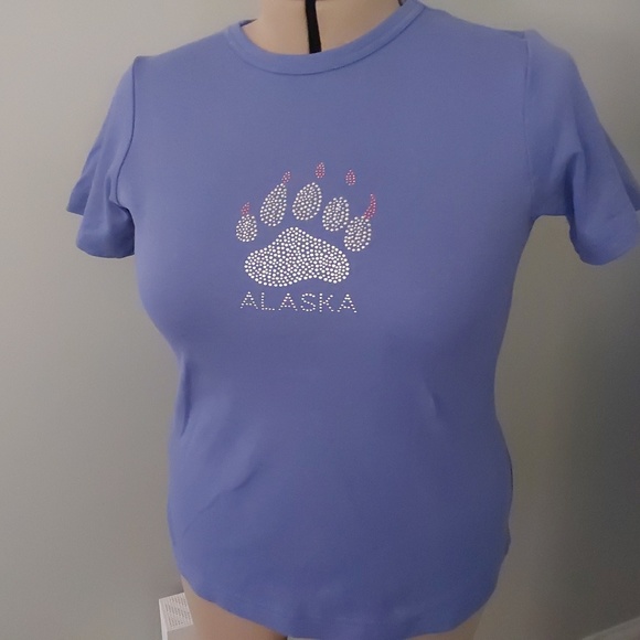 Cruise Wear | Tops | Last Chance Alaska In Flat Metal Accents Short ...